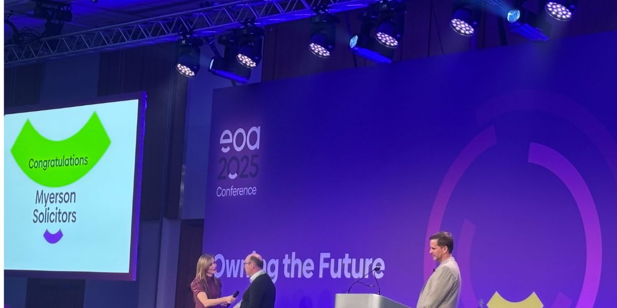 Myerson Wins EO ‘Transition of the Year’